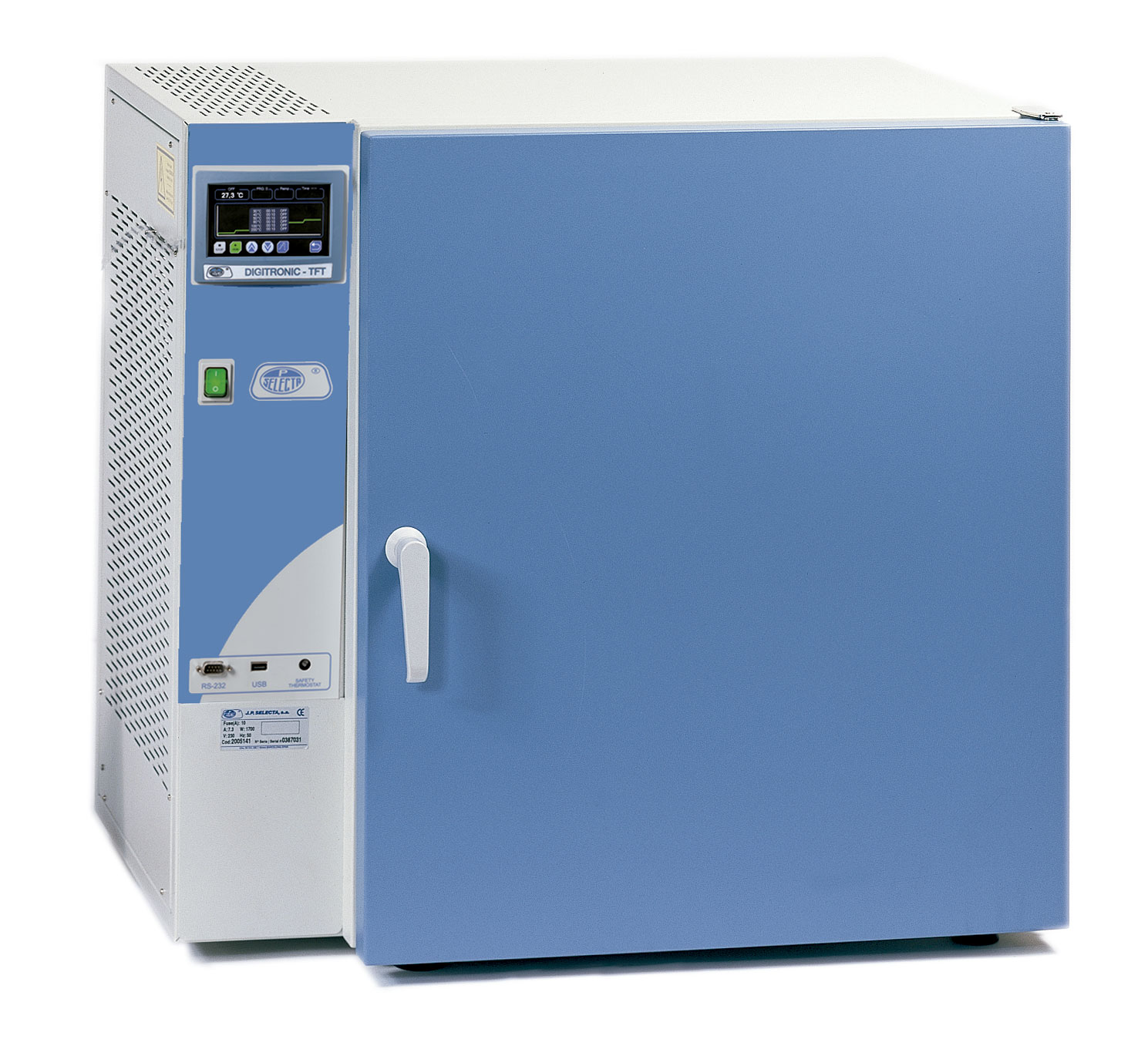 Szárítószekrények, Digitronic-TFT sorozat - Eslab